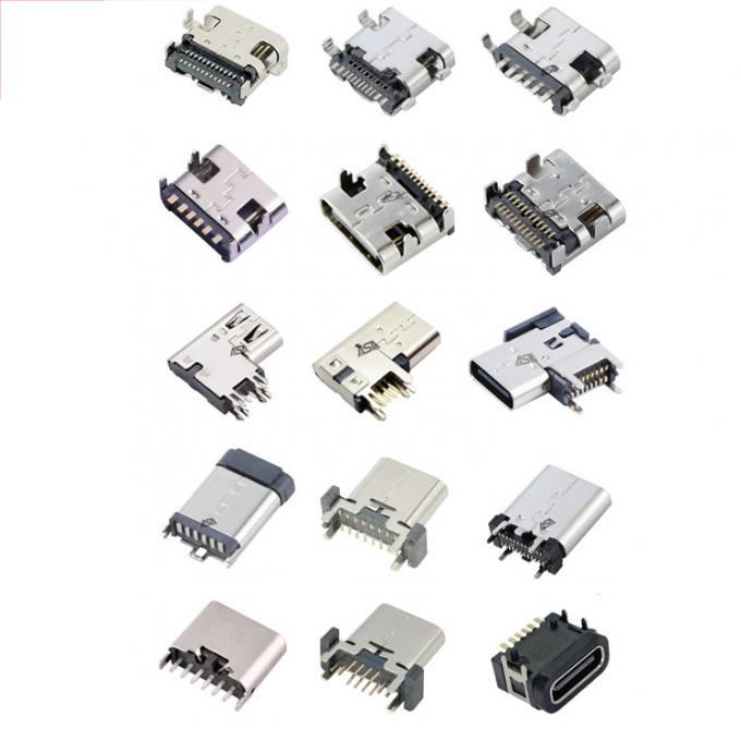 USB Connector Injection Molding TYPE-C Plastic Case PVC Metal Insert ...